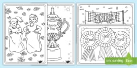 The Commonwealth Games Mindfulness Colouring Pages - Twinkl
