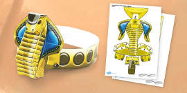 FREE! - Egyptian Pyramid Pixel Art Template - Twinkl