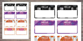 Born in the 90s Name Tags | Twinkl Party (teacher made)