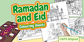 Ramadan and Eid Colouring Sheets