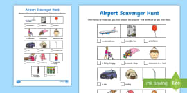 Airport Ideas Worksheet / Worksheet (teacher made) - Twinkl