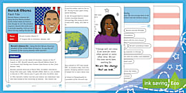 Who is Barack Obama? - Barack Obama Facts for Kids - Twinkl
