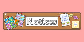 Parent Notice Board Pack - notice board, notice board for parents, board
