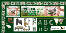 Create Your Own Endangered Animal Poster Activity - Twinkl