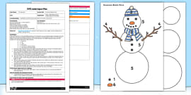 Beetle Drive Snowman (teacher made) - Twinkl