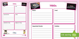 1970s Fact File Template (teacher made)