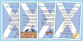 Skinny Malinky Long Legs Lyrics - CfE Primary Resource