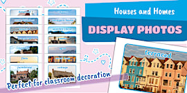 Houses and Homes Matching Activity, Types of House