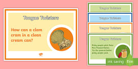 Easy & Hard Tongue Twisters For Kids — Twinkl - Twinkl