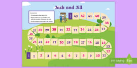 Jack and Jill Nursery Stick Puppets (teacher made)
