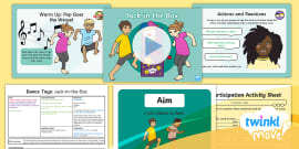 👉 Twinkl Move - Year 2 Dance: Toys Lesson 2 - Sticky Stretchy Man