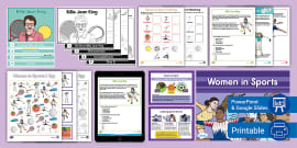 Printable Women in Sport Worksheet for Kids | Twinkl USA