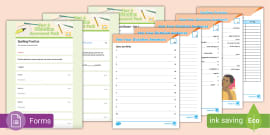 Year Three Dictation Sentences Assessment and Activity Pack