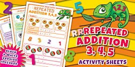 Grade 1 Mathematics Repeated Addition Counting in 2s up to 10