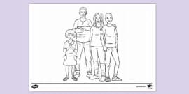 FREE! - Foodbank Colouring Sheet | Colouring Sheets - Twinkl