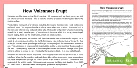 Volcano Fact Sheets - volcano, fact sheets, geography, fact