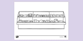 FREE! - Meat Colouring Page - Colouring Sheets - Twinkl