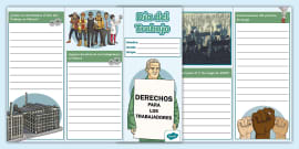 día del trabajo - mapa mental