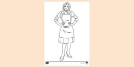 Jeanette Adult Colouring Sheet | Colouring Sheets