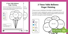 Rainbow Finger Painting Art Activity (teacher made) - Twinkl