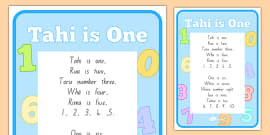 Te Reo Māori Head and Shoulders Song