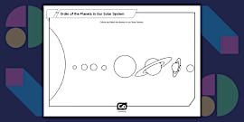 Mnemonic for Planet Words in Space | Solar System Poster
