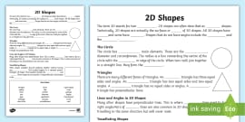 2D Shape Mathopoly Game (teacher made)