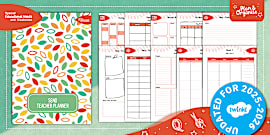 Editable Teacher Planner | Twinkl USA (teacher made)