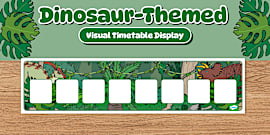 Vertical Visual Timetable Display