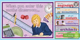 Maths Talk Display Posters (teacher made)