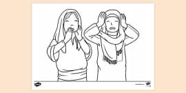 FREE! - Mary Magdalene Colouring Sheet | Colouring Sheets