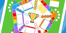 FREE! - Editable Blank Board Game Template | Fun Primary Resource