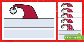 Gonk Hat Cut-Out (Teacher-Made) - Twinkl