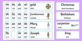 Nativity Topic Words (Teacher-Made) - Twinkl