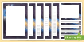 Planet Page Border Pack (teacher made)