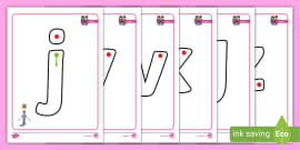 Large Phase 2 Tracing Letters (teacher made) - Twinkl