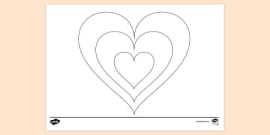 Love Heart Colouring Sheet | Colouring Sheets | Twinkl