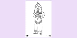FREE! - Queen Esther Bible Colouring | KS1 Colouring Pages | Twinkl