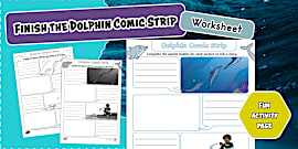 Finish the Pirate Comic Strip Worksheet