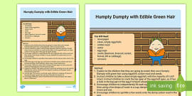 Humpty Dumpty Tracing Patterns Worksheets