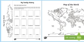 My Family Traditions Worksheet / Worksheet Families, Family Traditions,