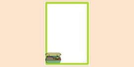 FREE! - Jigsaw Box Page Border | Page Borders | Twinkl
