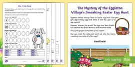 👉 Easter Egg Problem Solving Maths Activity - Twinkl