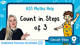 👉 Count in Steps of 2, 5 and 10 | KS1 Maths Concept Video