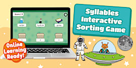 Syllables Interactive Sorting Game