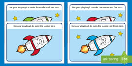 My Number Rockets (One More) (teacher made)