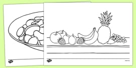 Mindfulness Fruit Colouring Page (creat de profesori)