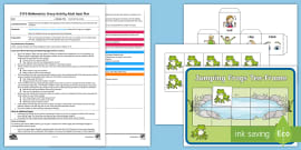 EYFS Maths: Counting Number Shape Towers Group Activity Adult Input ...