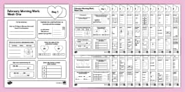 Second Grade Days of the Week Vocabulary Activity - Twinkl