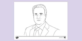 FREE! - David Cameron Colouring Sheet | Colouring Sheets